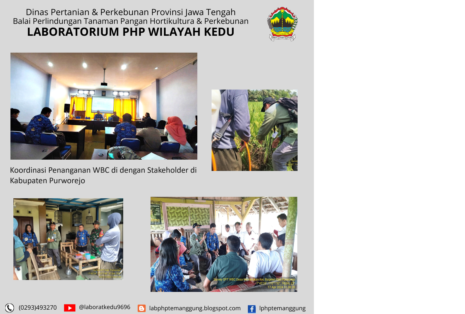 Laboratorium Pengamatan Hama dan Penyakit Wilayah Kedu
